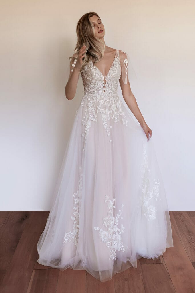 Portia boho chic beach wedding dress - Wedding Dresses - Love Spell Design