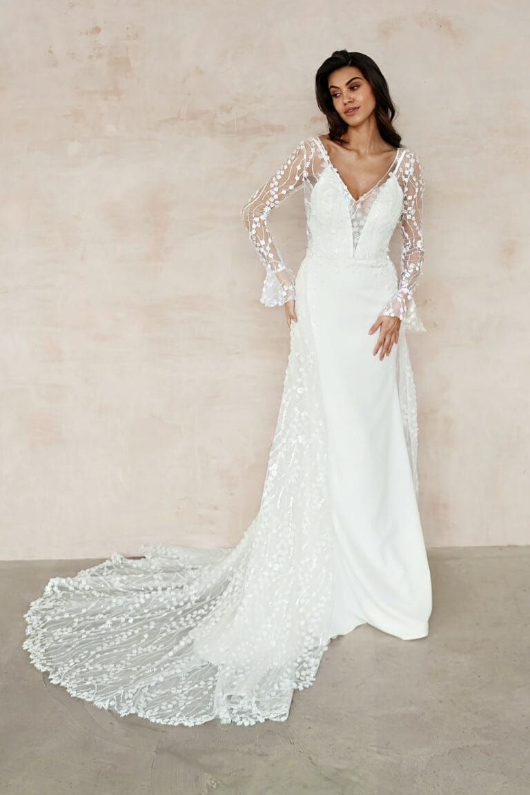 Noa long sleeve boho wedding dress - Wedding Dresses - Love Spell Design