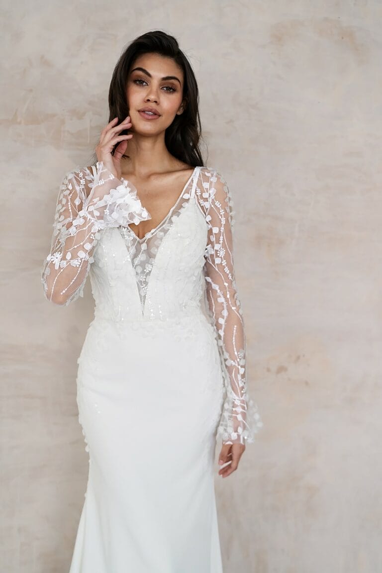 Noa long sleeve boho wedding dress - Wedding Dresses - Love Spell Design